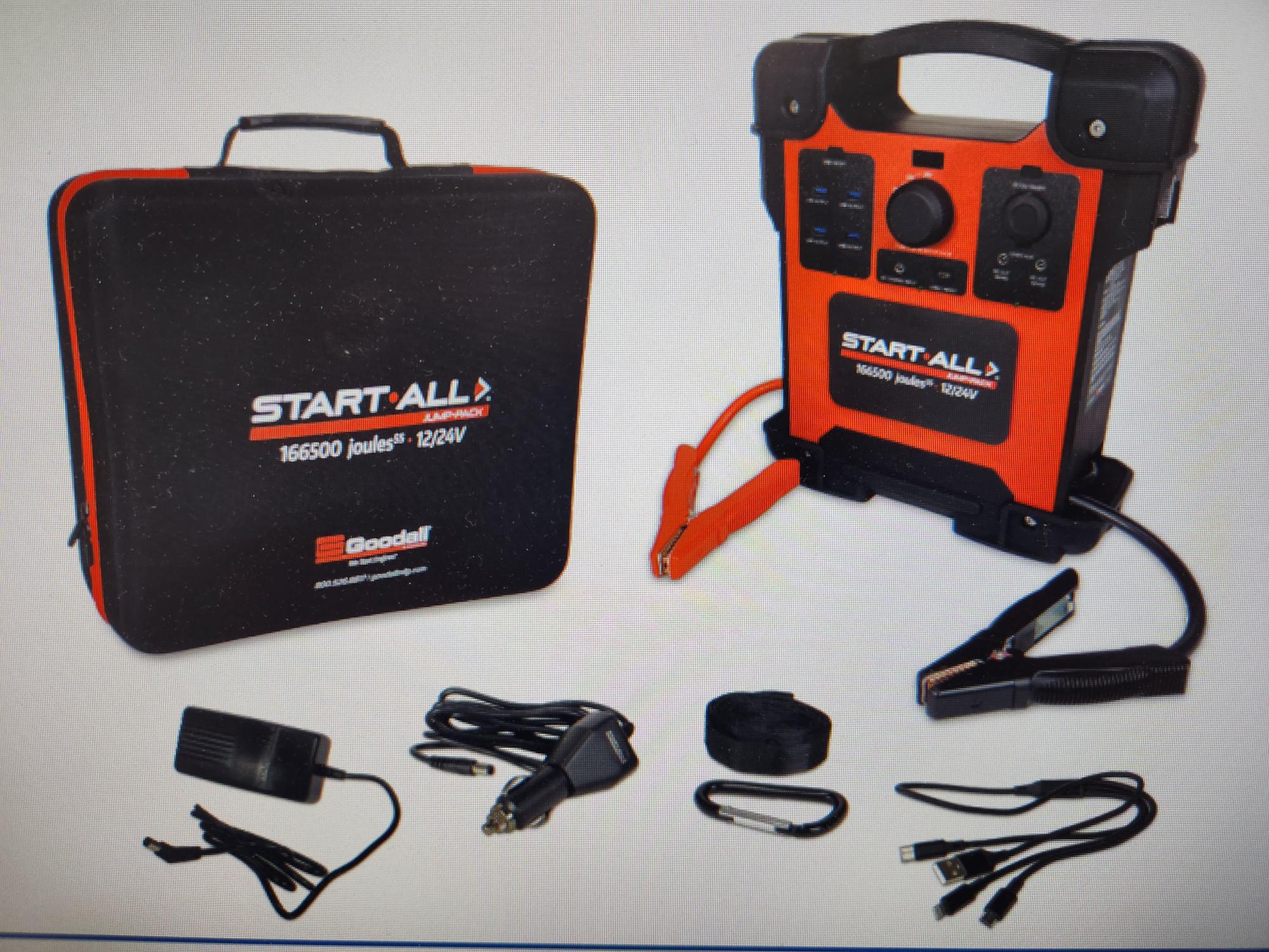 Goodall Start-All Jump-Pack 12/24V Lithium-Ion Jump Starter – Service ...